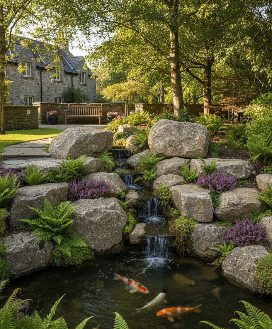 Premium Heavy Duty Welsh Quartz and Granite Boulders 700mm to 850mm fo